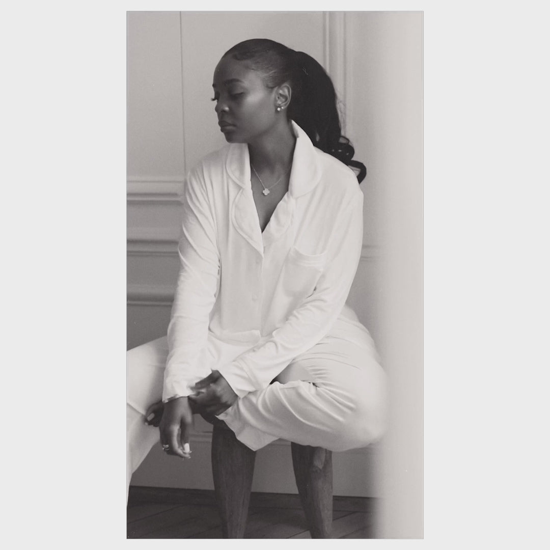 Soft Lounge Long Pajama Set – Top Drawer Collection